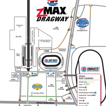 Facility Maps | Events | Charlotte Motor Speedway
