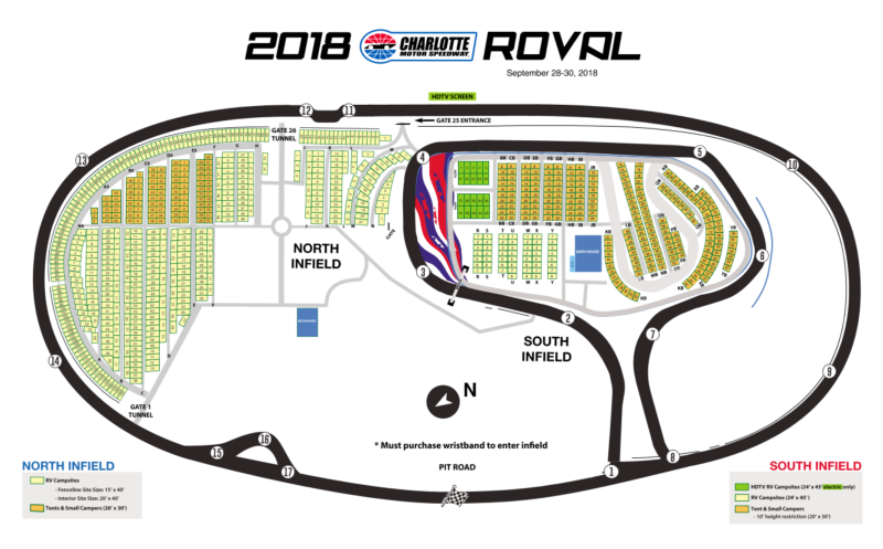 Campground Maps | Camping | Charlotte Motor Speedway