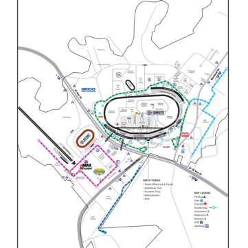 Facility Maps | Events | Charlotte Motor Speedway